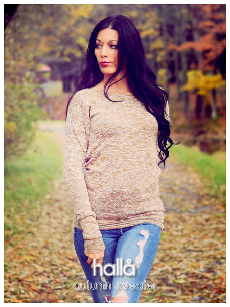 autumn pattern sweater